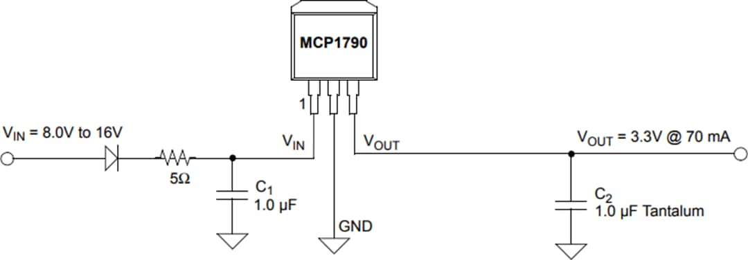 MCP1790 & MCP1791 Low Dropout Regulators - Microchip Technology | Mouser