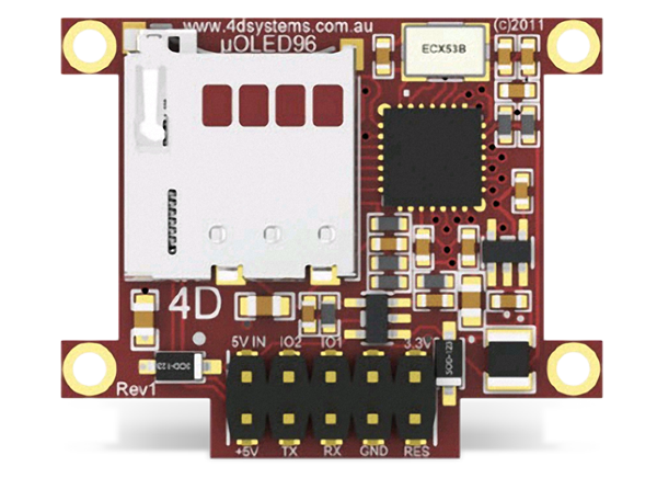 4DGL-Platform Intelligent OLED Display Modules - 4D Systems | Mouser