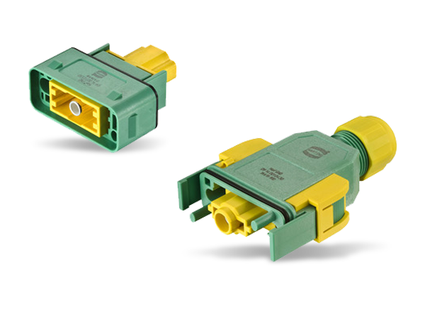 Han GND Heavy Duty Pluggable Ground Connectors - HARTING | Mouser