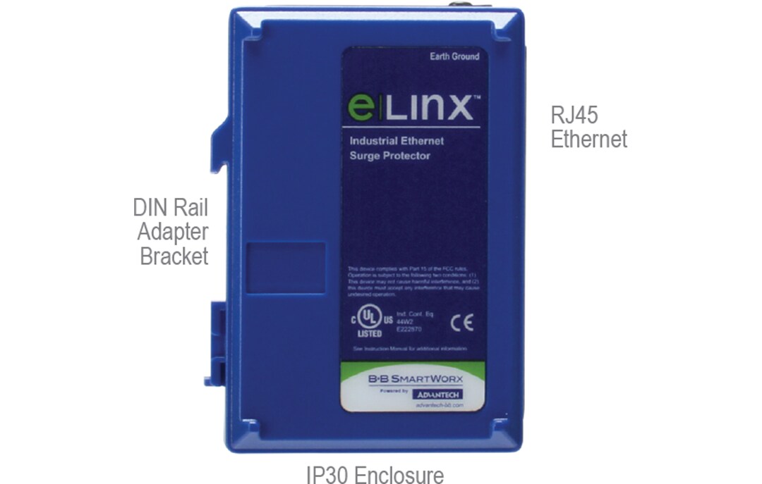 BB-EIRSP1 Industrial Ethernet Surge Suppressor - B+B SmartWorx | Mouser