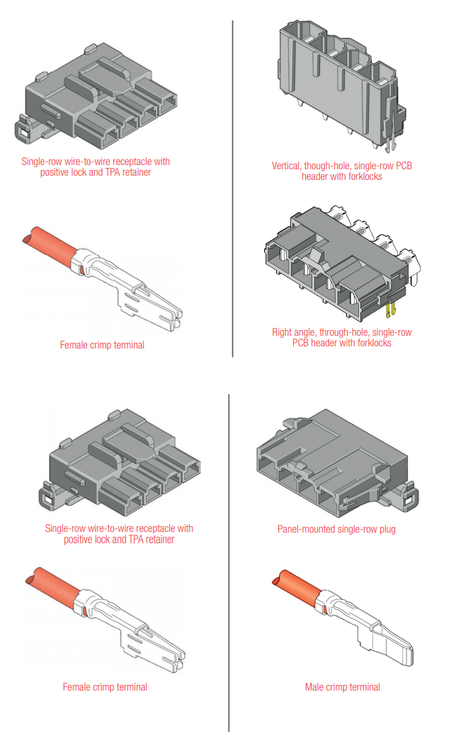 Mini-Fit Sr.™ 连接器 - Molex | Mouser