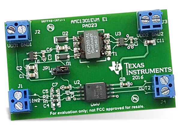 AMC1301EVM电流检测评估模块 (EVM) - TI | Mouser