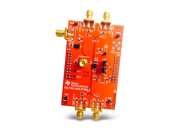 TDC7201-ZAX-EVM时间数字转换器评估模块 (EVM) - TI | Mouser