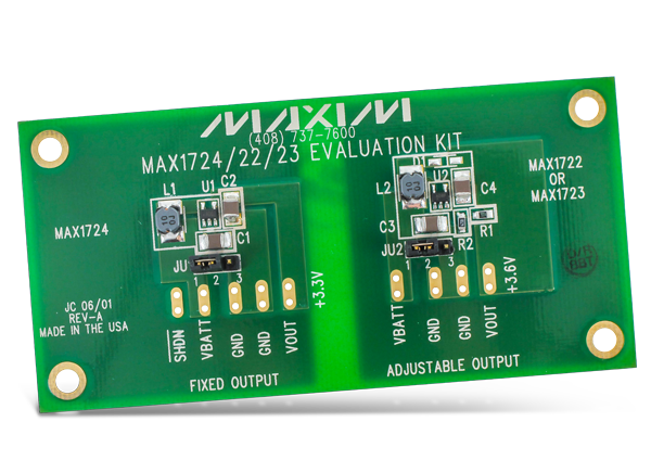 MAX1724EVKIT评估套件 - Analog Devices / Maxim Integrated | Mouser