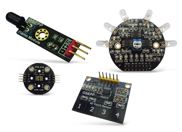 Sensor Modules, Shields & Mechanical Parts - OSEPP Electronics | Mouser