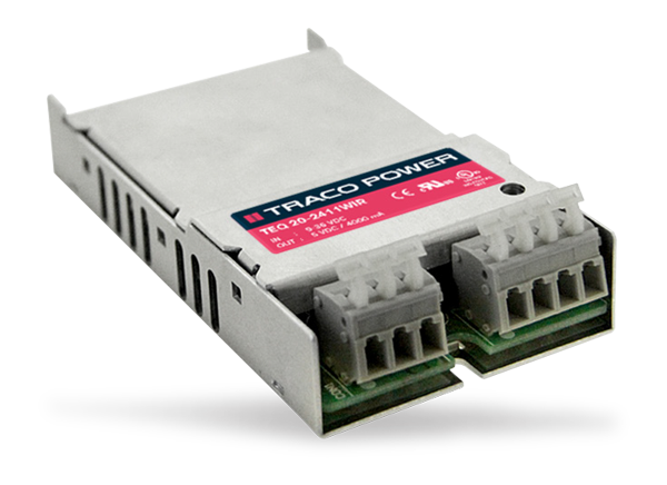 TEQ-20WIR Ruggedized 20W DC/DC Converters - TRACO | Mouser