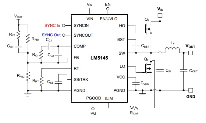LM5145同步降压控制器 - TI | Mouser