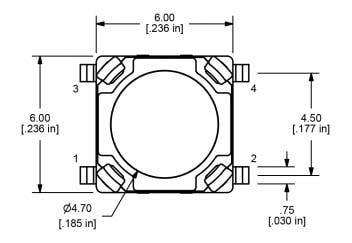TL9100 "Soft-Touch" Tactile Switches - E-Switch | Mouser