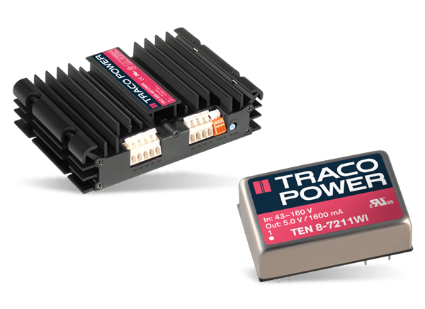 Railway & Transit Ruggedized DC/DC Converters - TRACO | Mouser