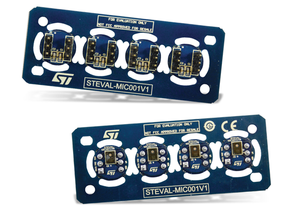 STEVAL-MIC001V1麦克风附连板 - STMicro | Mouser