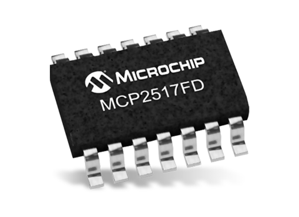 MCP2517FD外部CAN FD控制器 - Microchip Technology | Mouser
