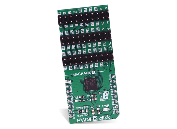 MIKROE-3148 PWM 2 click板 - Mikroe | Mouser