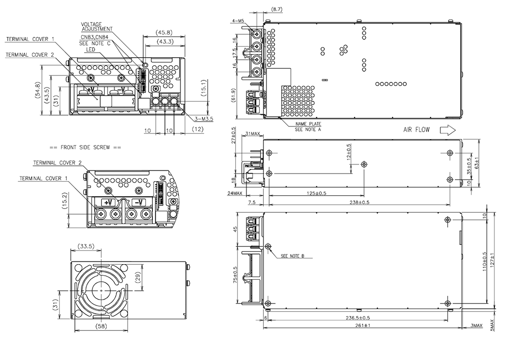 CUS1500M医疗和工业电源 - TDK-Lambda | Mouser
