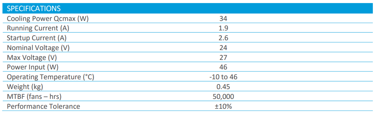 PowerCool Direct-to-Air Thermoelectric Assemblies - Tark Thermal ...