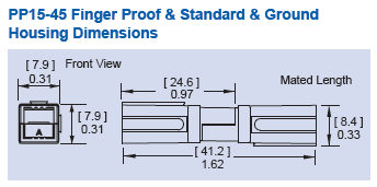PP15 to PP45 Powerpole® Connectors - APP | Mouser