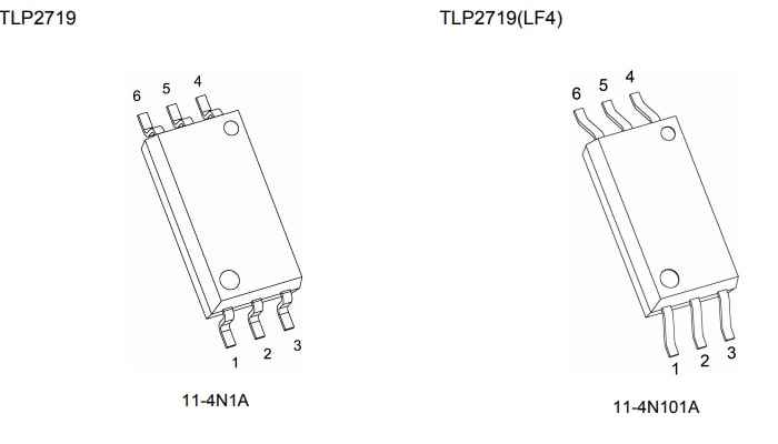 TLP2719 High-Speed Photocouplers - Toshiba | Mouser