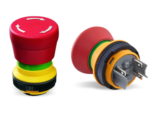 RAFIX 22 FS+ Emergency Stop Switches - RAFI | Mouser
