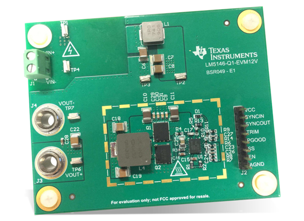 LM5146-Q1-EVM12V控制器EVM - TI | Mouser