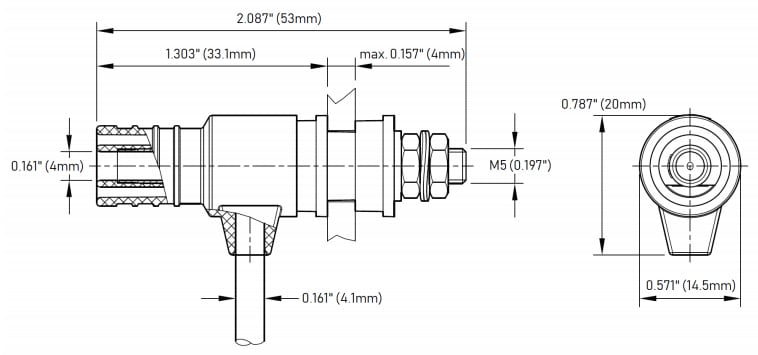 73095 Spring-Loaded Binding Posts - Pomona Electronics | Mouser