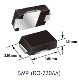 采用eSMP®封装的二极管和整流器 - Vishay Semiconductors | Mouser