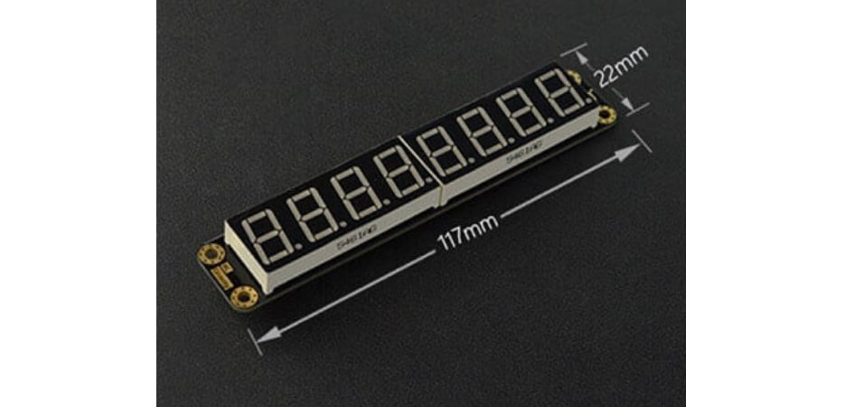 DFR0646 8-Digital LED Segment Display Modules - DFRobot | Mouser