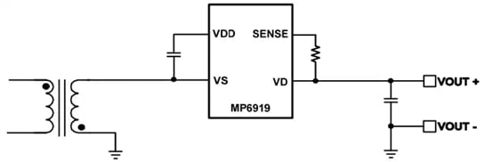 MP6919 Fast Turn-off Intelligent Rectifier - MPS | Mouser