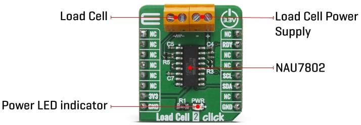 Load Cell 2 Click - Mikroe | Mouser