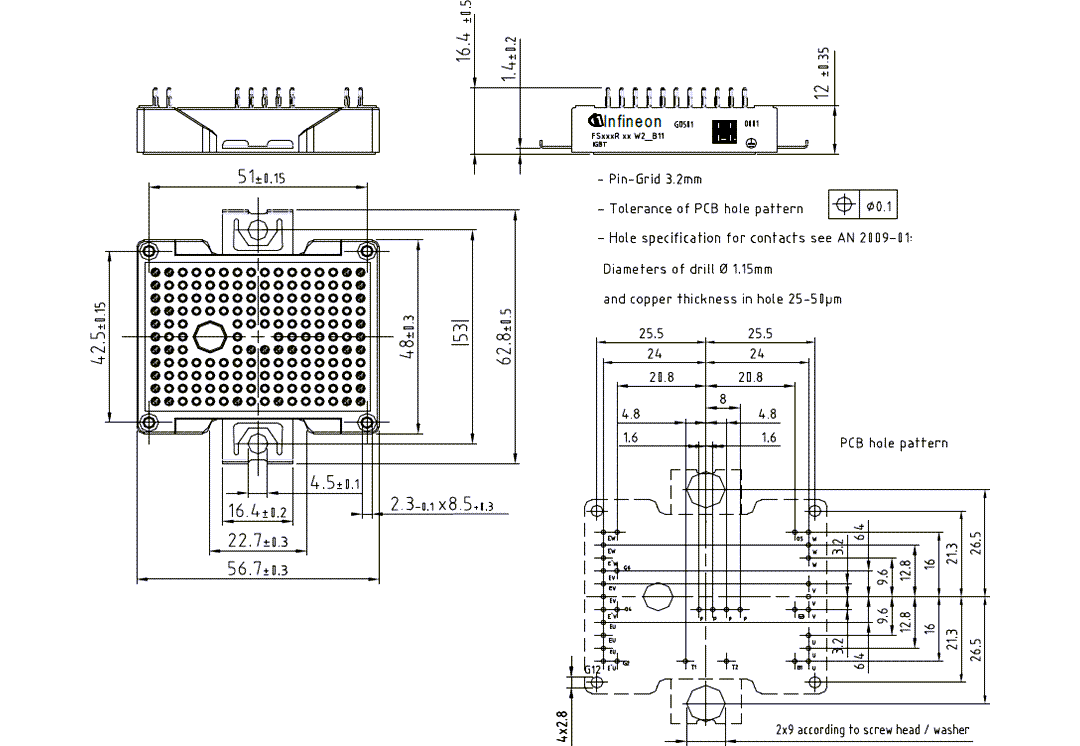 FS50R12W2T7和FS75R12W2T7 EasyPACK™ IGBT模块 - Infineon Technologies | Mouser