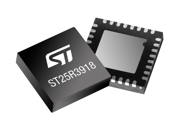 ST25R3918多功能NFC收发器 - STMicro | Mouser