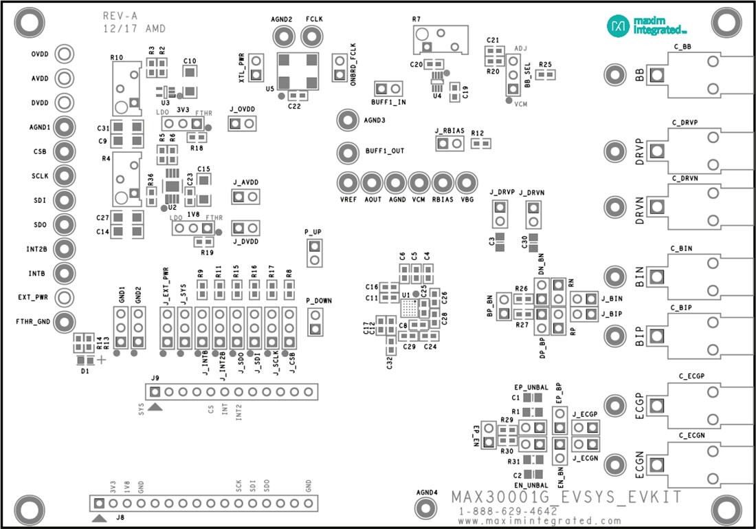 MAX30001GEVKIT评估套件 - Maxim | Mouser