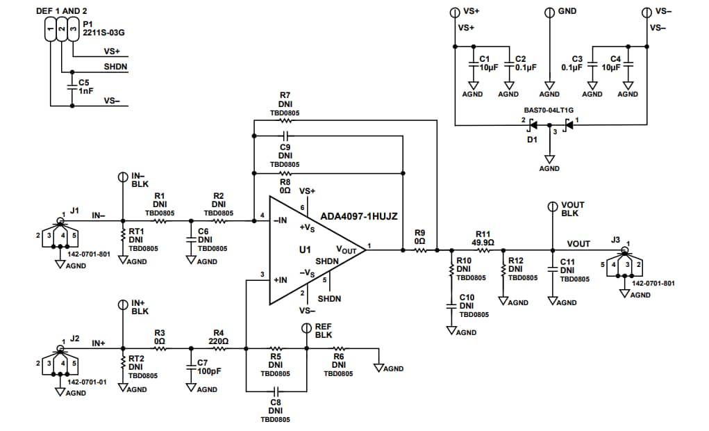 CMPA0530002S-AMP1应用电路 - MACOM | Mouser