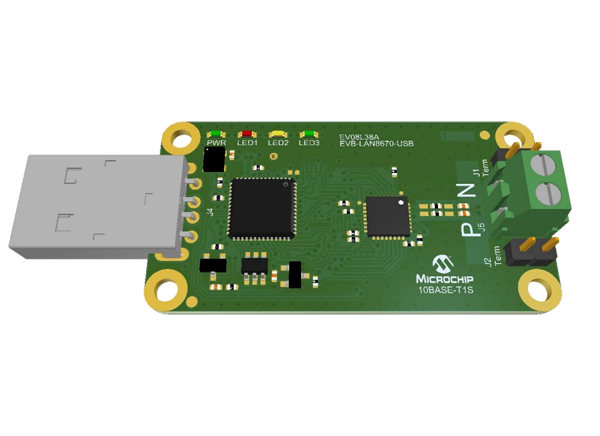 EVB-LAN8670-USB评估板 - Microchip Technology | Mouser