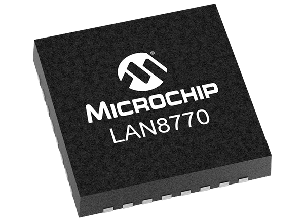 LAN8770 100BASE-T1以太网PHY收发器 - Microchip Technology | Mouser