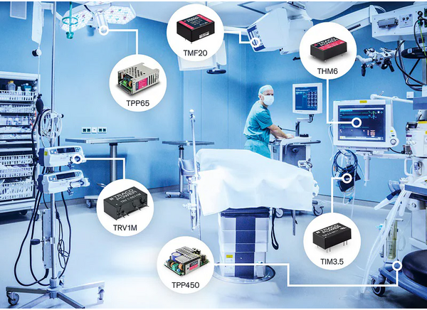 Medical DC/DC Converters - TRACO | Mouser