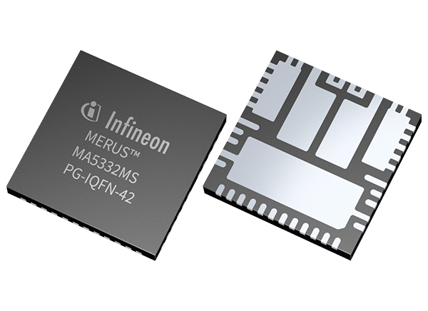 MERUS MA5332MS Integrated Class D Amplifier - Infineon Technologies | Mouser
