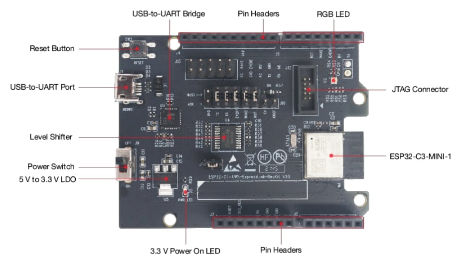 Esp32 C3 Aws Expresslink Module And Dev Board Espressif Systems Mouser