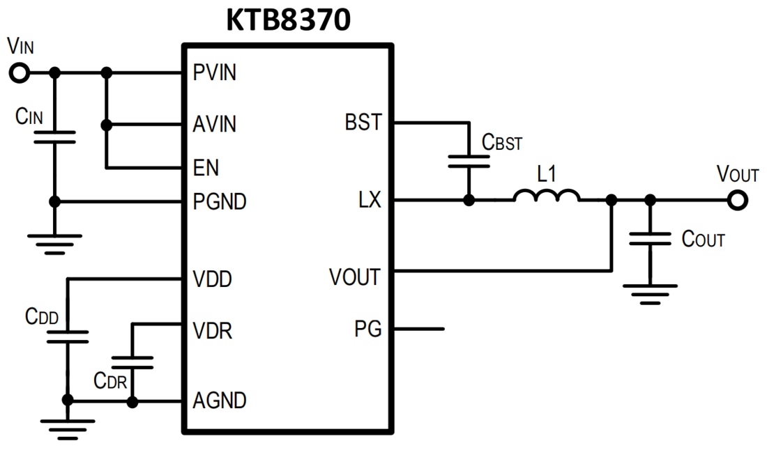KTB8370 Synchronous Buck Regulators - Kinetic Technologies | Mouser