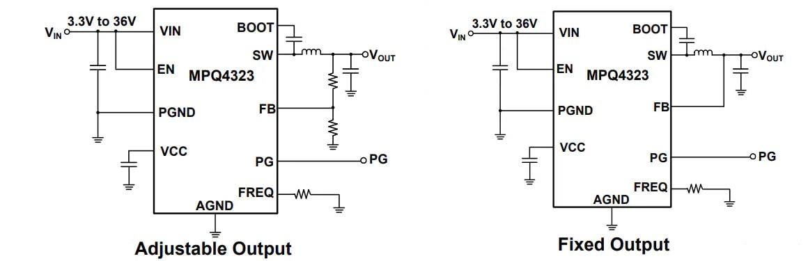 MPQ4323 42V Synchronous Step-Down Converters - MPS | Mouser