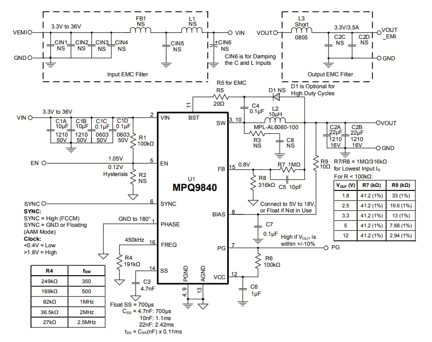 EVBL9840-L-00A Evaluation Board - MPS | Mouser