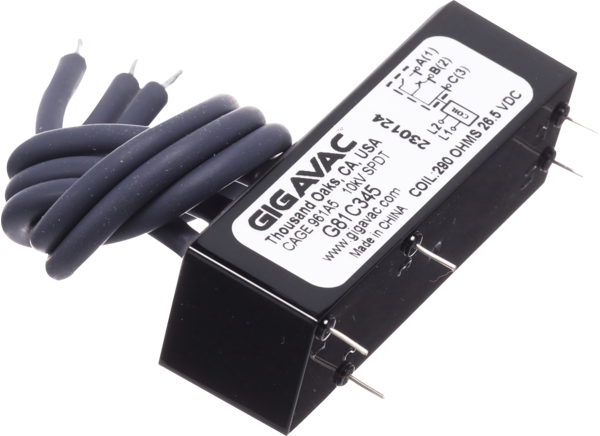 G81C Series Single Pole Double Throw HV Relays - Gigavac | Mouser