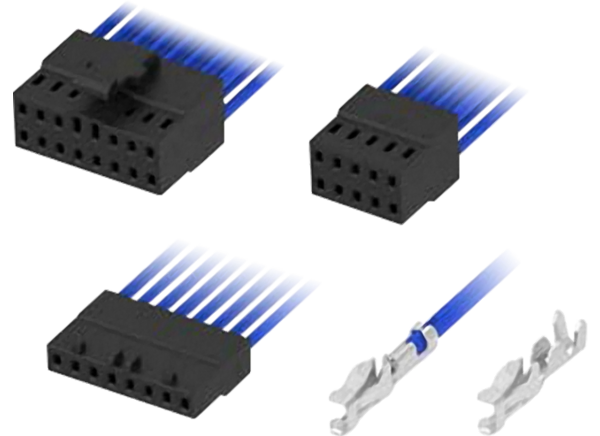AMPMODU 2MM Wire-to-Board Crimp Receptacles - TE | Mouser