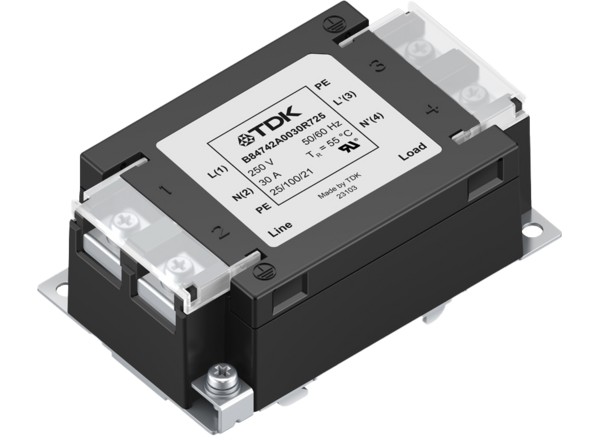 B84742A双线DIN导轨式电源线滤波器 - EPCOS / TDK | Mouser