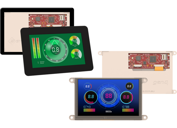 GEN4-uLCD-70D Display Modules - 4D Systems | Mouser