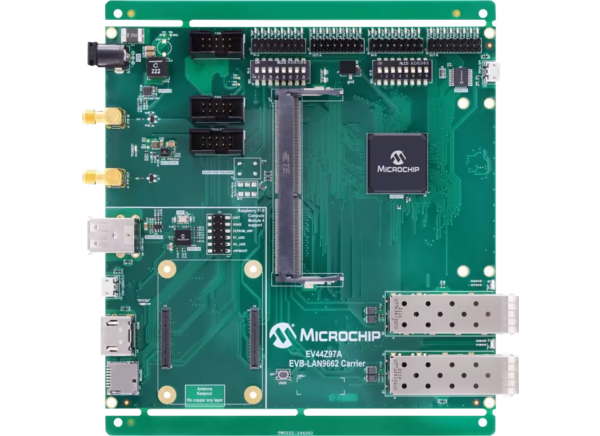EVB-LAN9662载板 - Microchip Technology | Mouser EVB-LAN9662载板 - Microchip Technology | Mouser