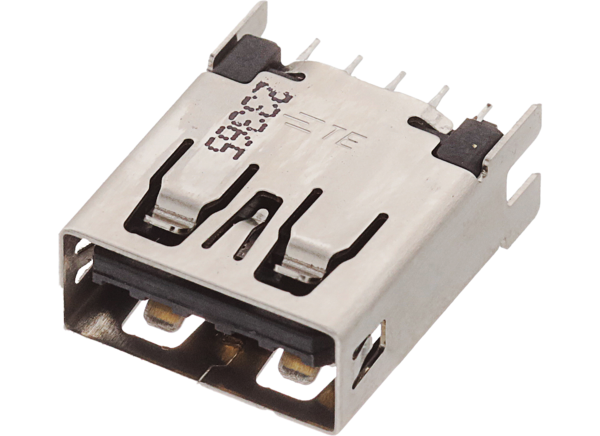 Vertical USB 3.2 A Gen 1 THT Receptacle Connectors - TE | Mouser