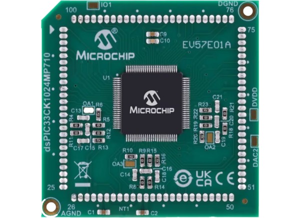 EV57E01A dsPIC33CK1024MP710电机控制PIM - Microchip Technology | Mouser