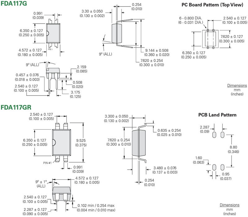 FDA117 Photovoltaic MOSFET Drivers - Littelfuse | Mouser
