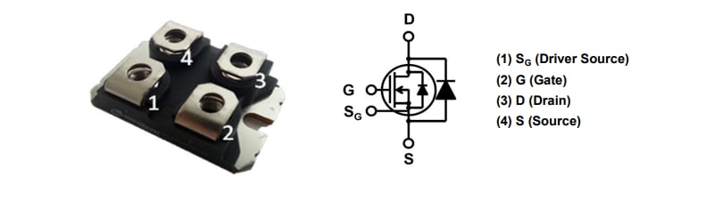 GCMS040B120S1-E1 1200V SiC COPACK Power Module - SemiQ | Mouser