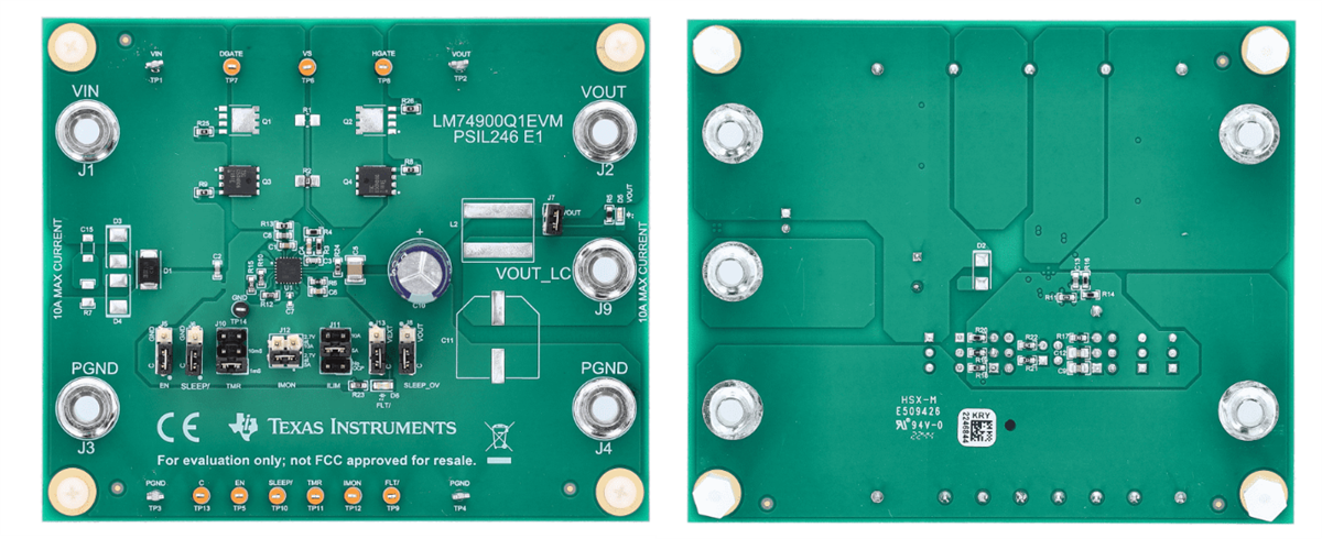 LM74900Q1EVM评估模块 - TI | Mouser