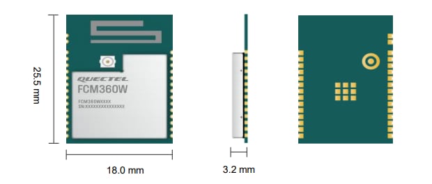 FCM360W Wi-Fi 6 & BLUETOOTH 5.1 Modules - Quectel | Mouser